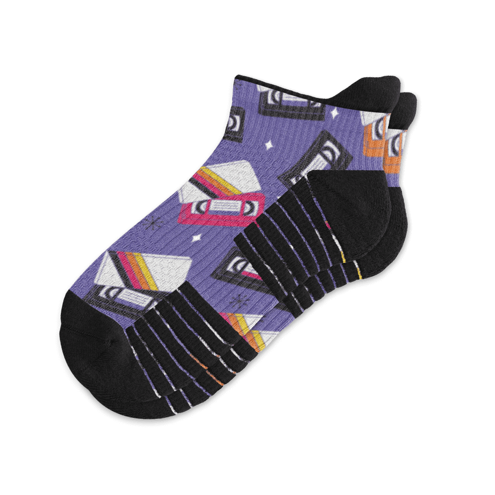 VHS Ankle Compression Socks – Throwback Cool with Viasox Compression