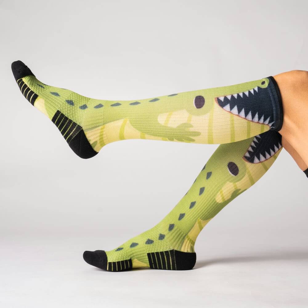 Croc Sox Compression Socks by Viasox for Style and Relief